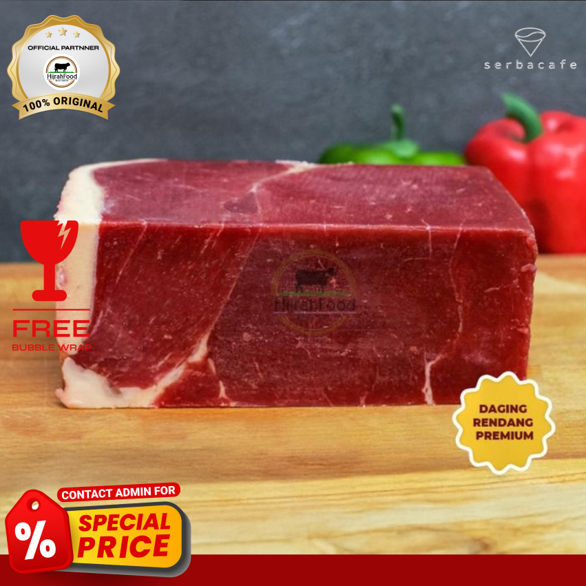 Jual Hijrahfood Daging Rendang Has Paha Sapi Rendah Lemak (1 kg ...