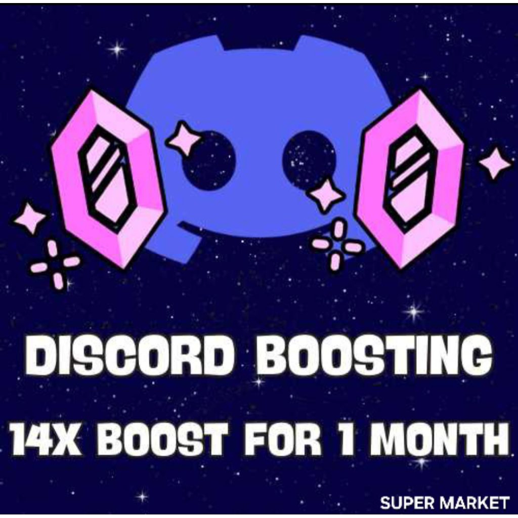 Jual SERVER BOOST DISCORD 14X 1BULAN | Shopee Indonesia