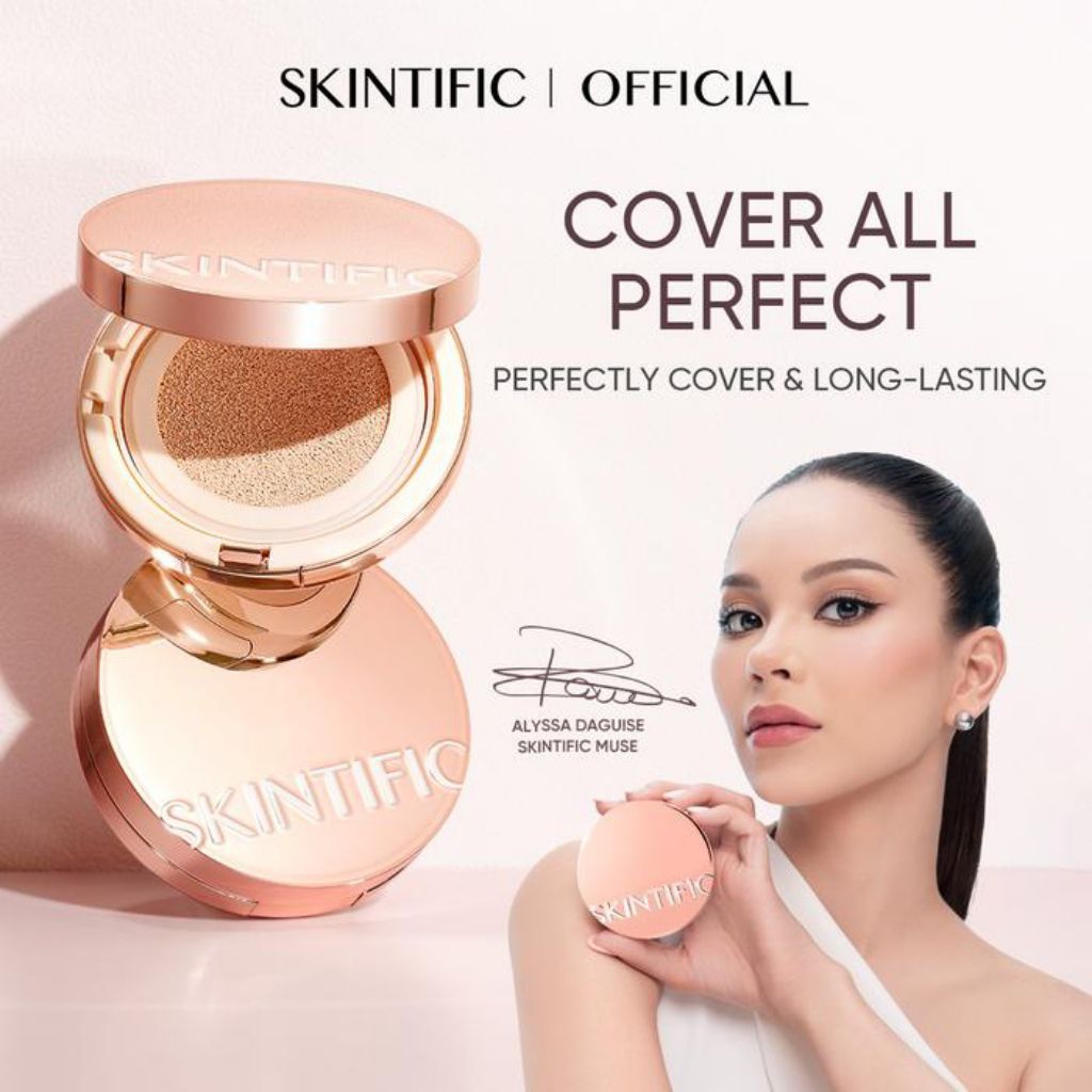 Jual SKINTIFIC COVER ALL PERFECT AIR CUSHION FONDATION COMPACT FULL ...