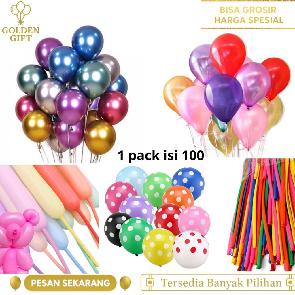 Jual Balon 1 Pack Terlengkap & Harga Terbaru Mei 2026 | Shopee Indonesia