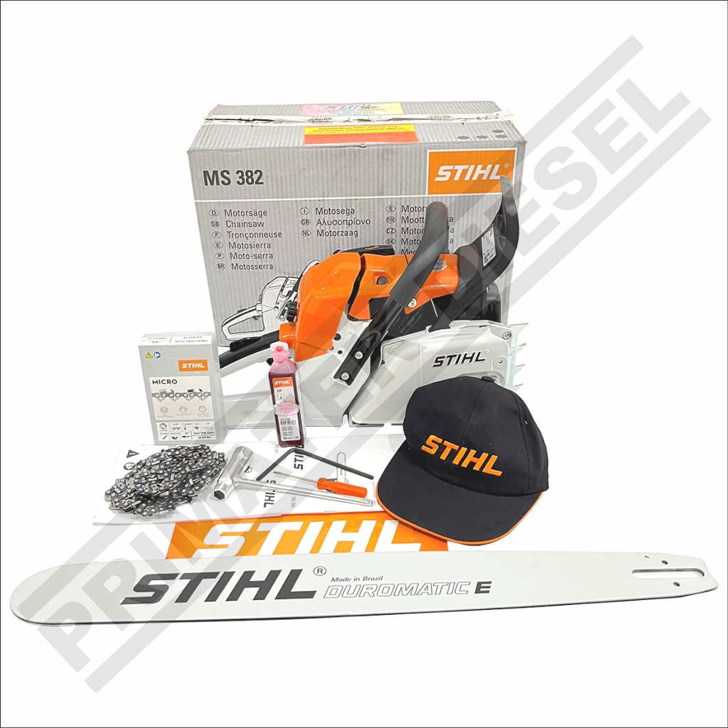 Jual (STIHL MS382) Mesin Gergaji Rantai Potong Kayu Chain saw 2 Tak 25 ...