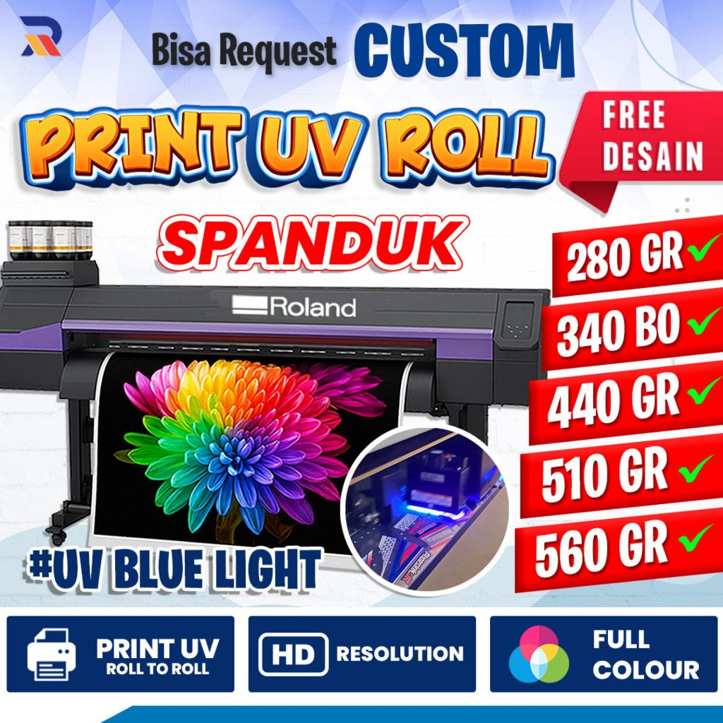 Jual Cetak Spanduk Banner PRINT UV ROLL| Custom Spanduk, Backdrop ...