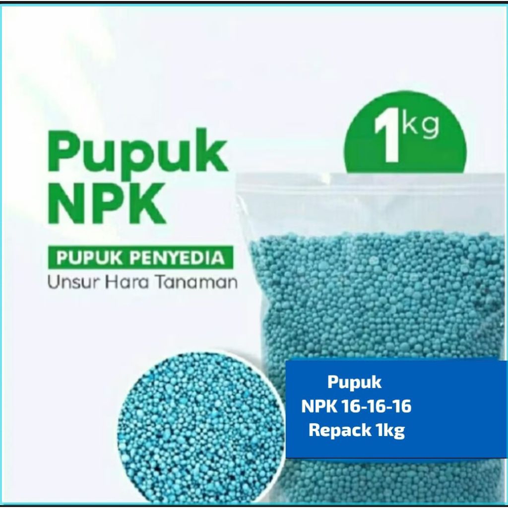 Jual Pupuk NPK Mutiara 1616161 kemasan 1kg | Shopee Indonesia