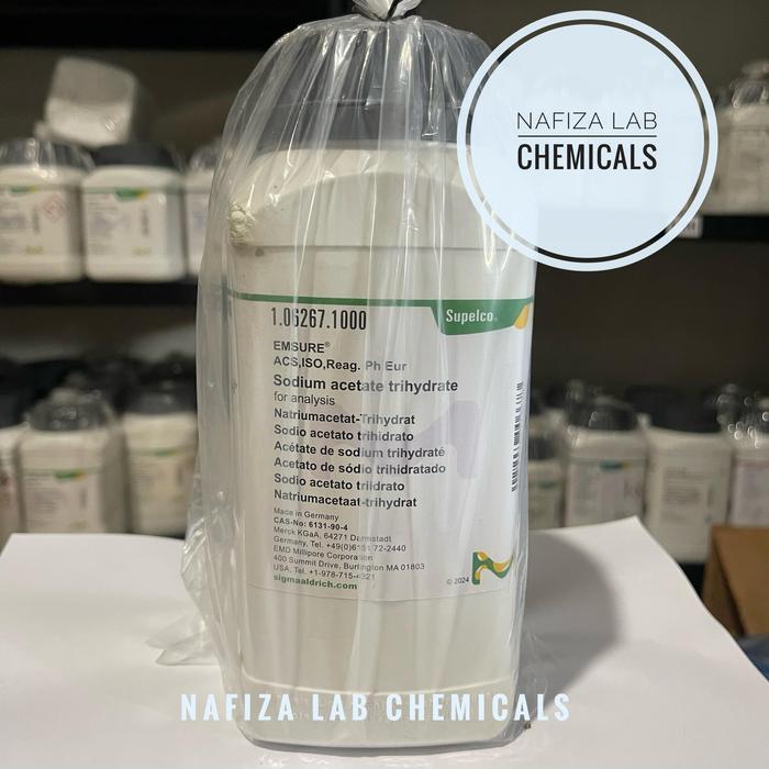 Jual Sodium Acetate Trihydrate Merck 106267 / NATRIUM ASETAT 1KG ...