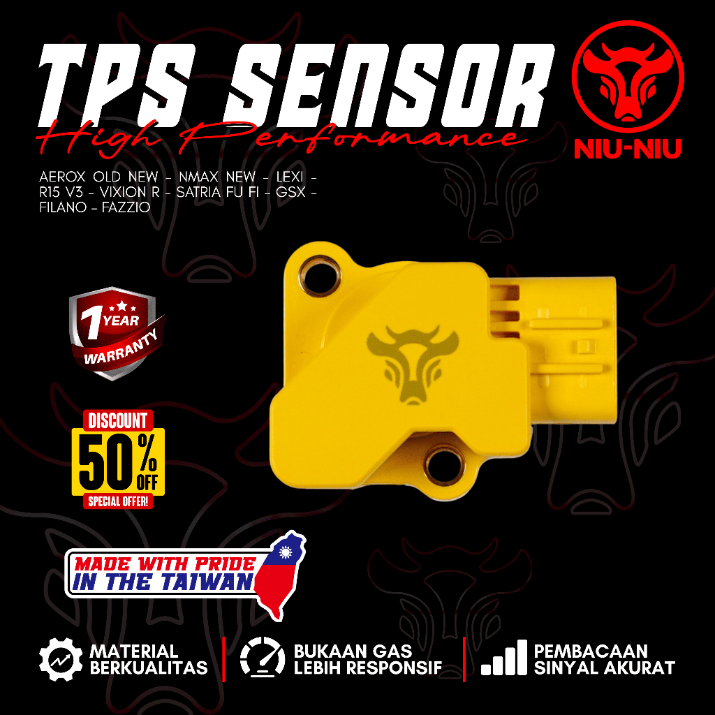 Jual SENSOR TPS YAMAHA AEROX OLD NEW NMAX NEW LEXI R15 VIXION NIU NIU ...