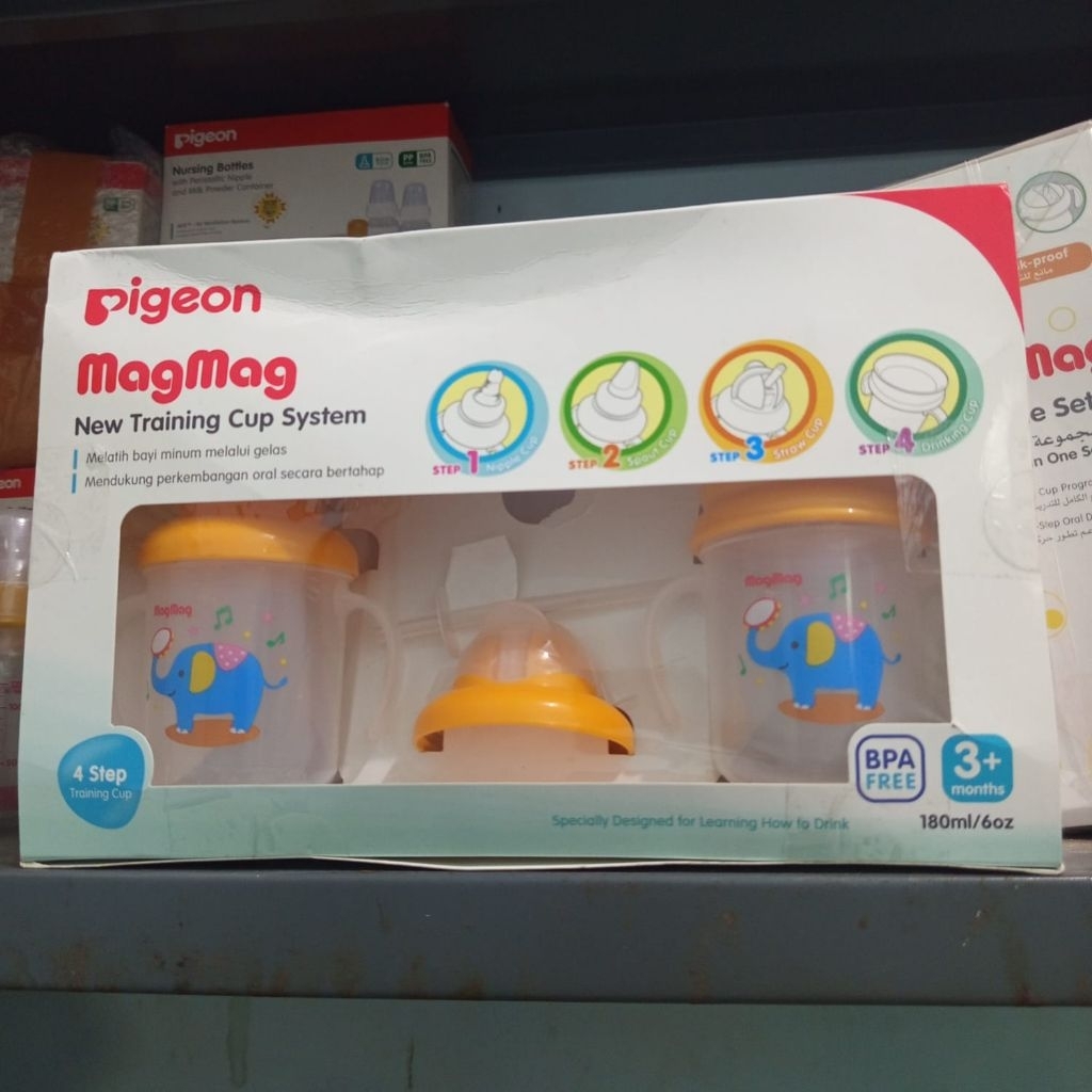 Jual Pigeon MagMag Training Cup System Pigeon Botol susu set | Shopee ...