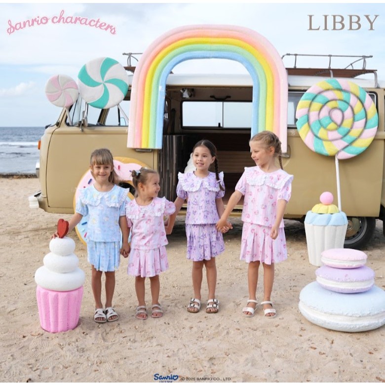 Jual LIBBY Sanrio Setelan Anak Perempuan Kirei Tee + Megumi_Mariko ...