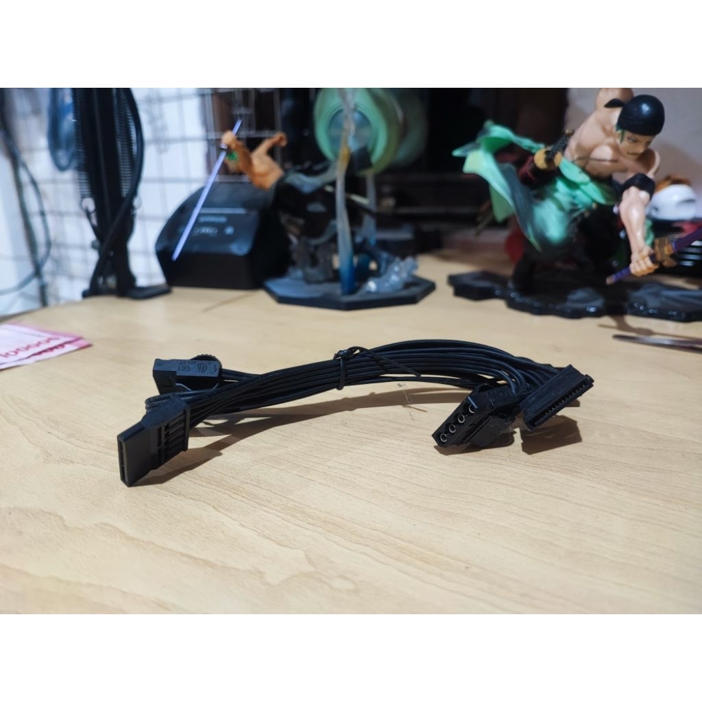 Jual KABEL MODULAR 2 MOLEX 2 SATA KE 6 PIN PSU ORIGINAL DEEPCOOL ...