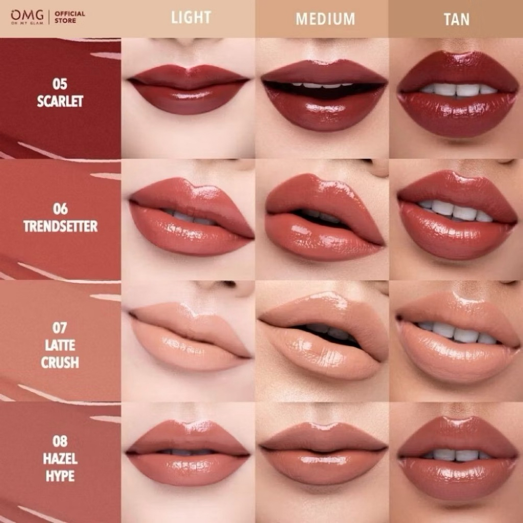 Jual OMG OH MY GLAM Colorlast Lip Vinyl - 2.5 g | Shopee Indonesia