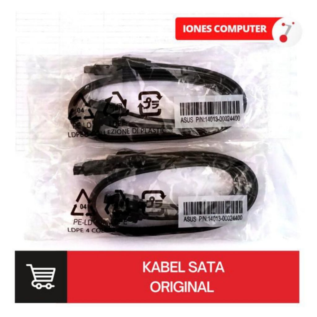 Jual Kabel SATA Original Bawaan Motherboard - Hitam isi 2 | Shopee ...