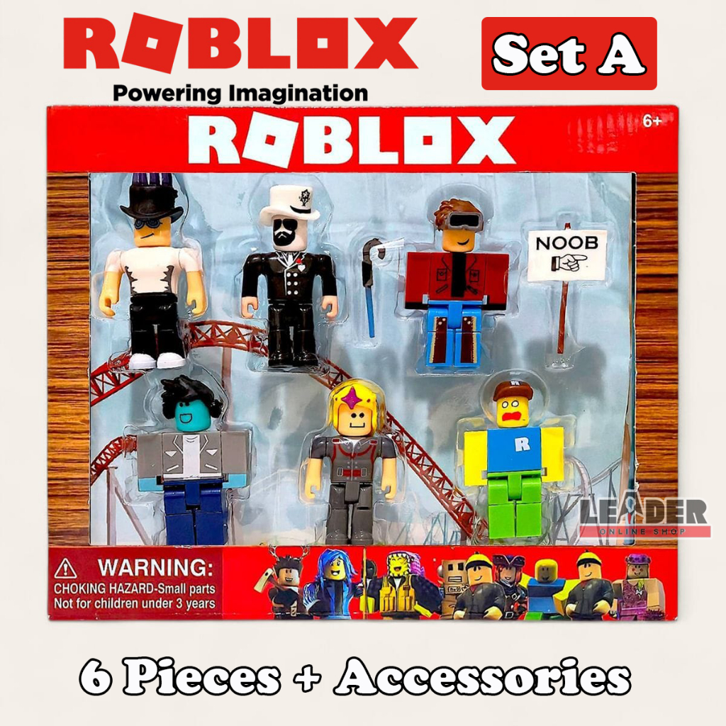 Jual ROBLOX ACTION FIGURE SET 6 KARAKTER + AKSESORIS MAINAN PAJANGAN ...