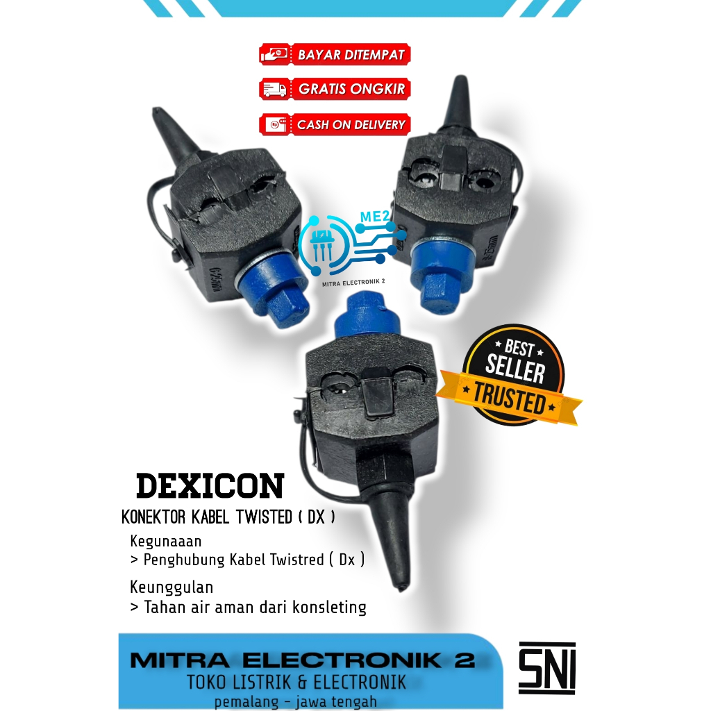 Jual Konektor Kabel Listrik PLN Atau Kabel Twisted DX ALKOA ALCOA KABEL ...
