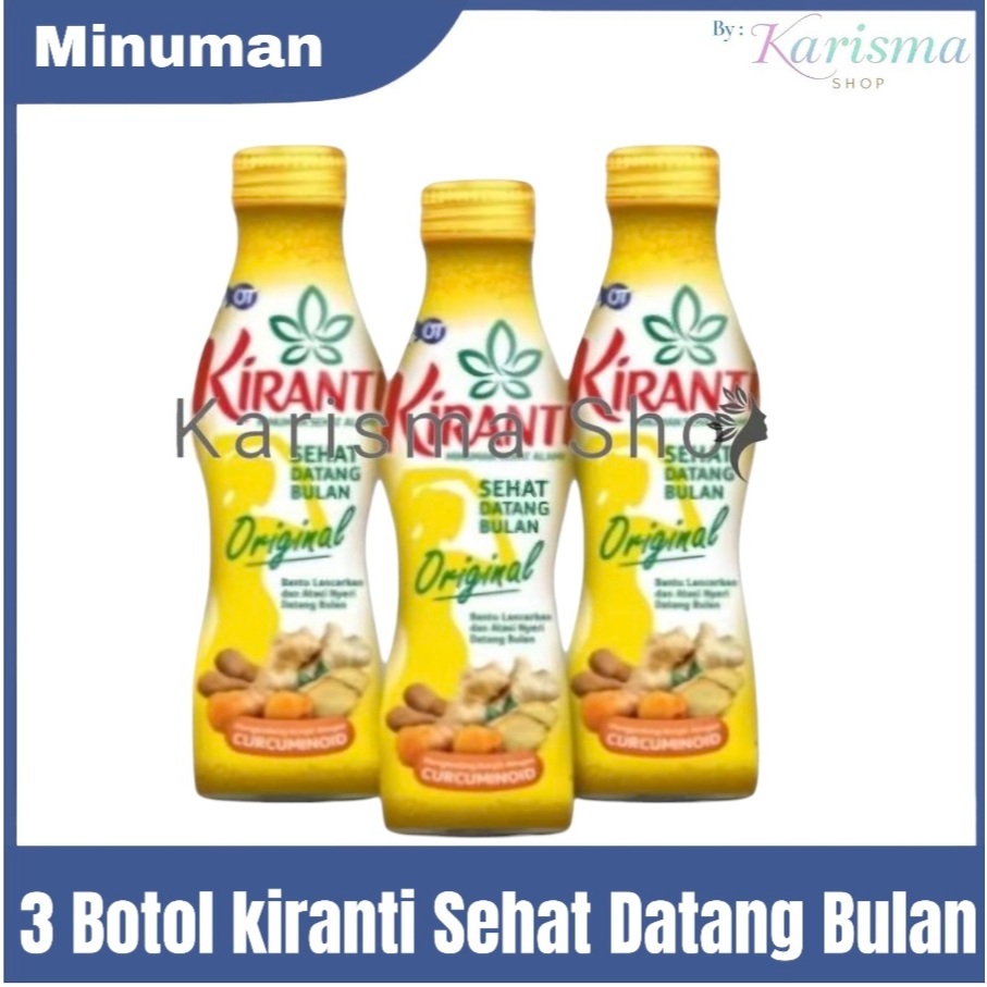 Jual 3(TIGA) BOTOL KIRANTI SEHAT DATANG BULAN | Shopee Indonesia