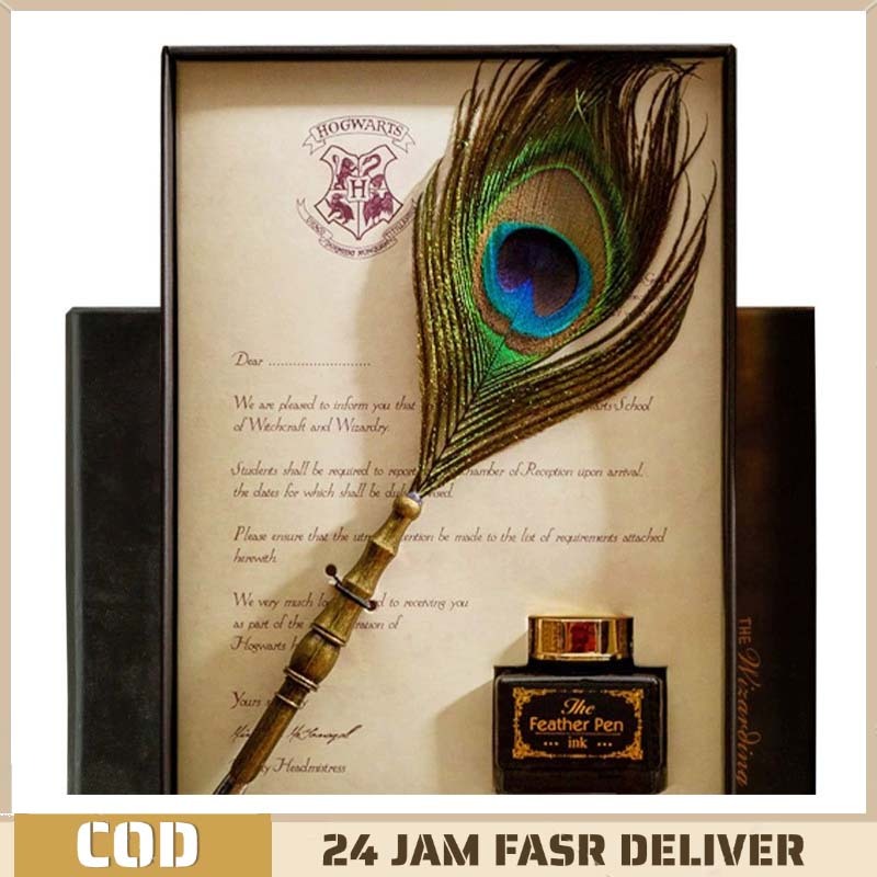 Jual Steel Nibs Calligraphy Set Feather Quill Pen Dip Pen Pena ...