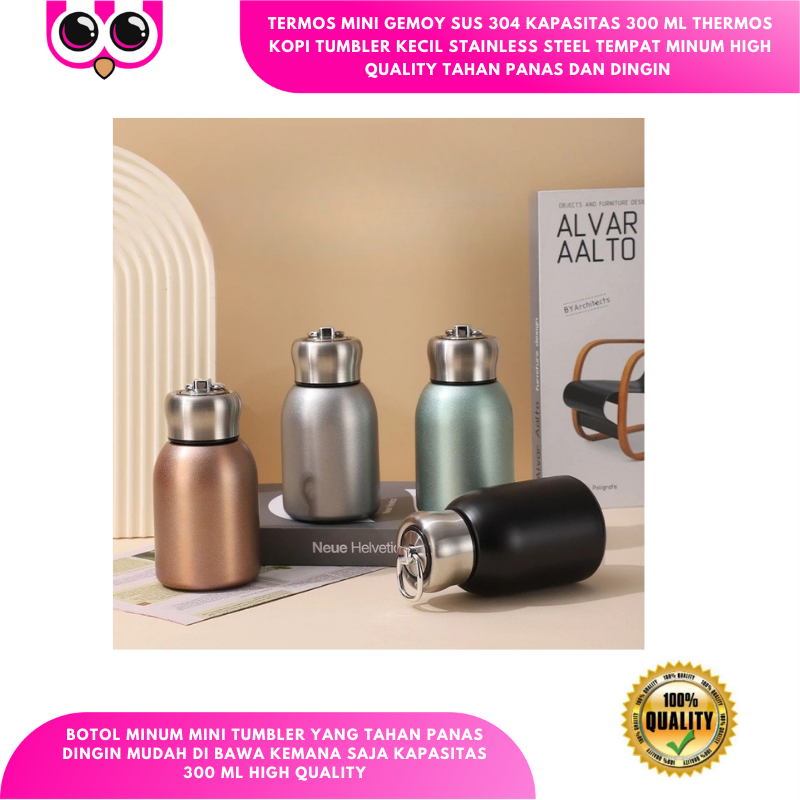 Jual TERMOS MINI GEMOY SUS 304 KAPASITAS 300 ML THERMOS KOPI TUMBLER ...