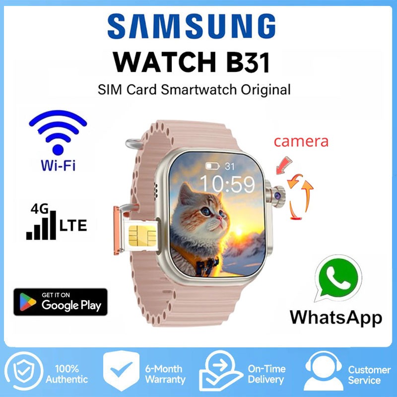 Jual 【Bisa hotspot/360°Kamera】ORI SAMSUNG Smartwatch B31 4G & 5G Sim ...