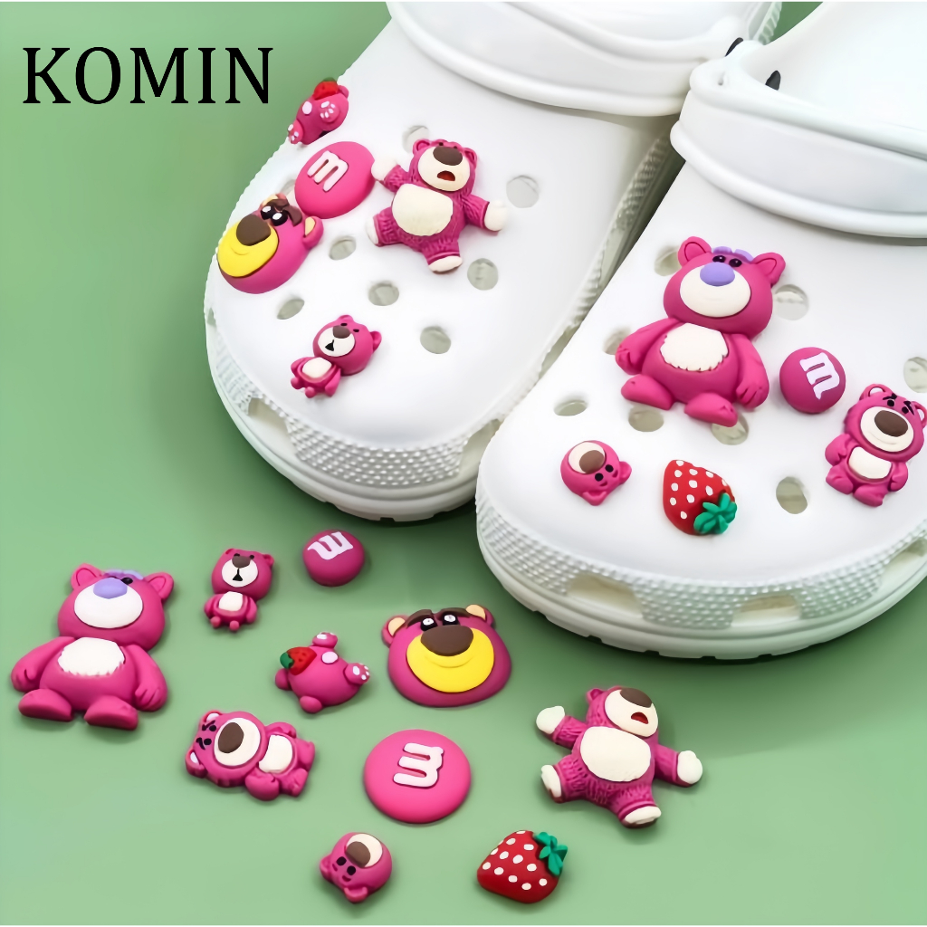 Jual KOMIN Sandal Wanita Cross Sendal Lotso Jibbitz Lucu Kodok Sandal ...