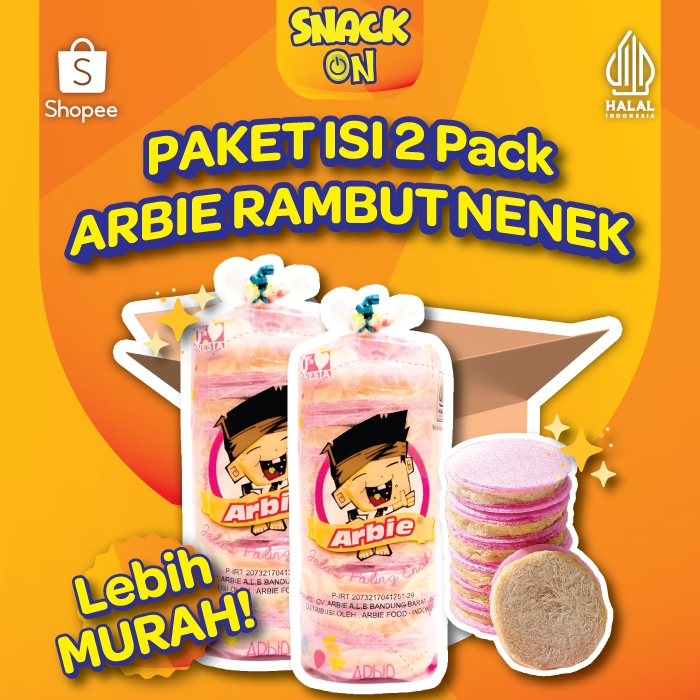 Jual Paket Arbie Harumanis Gulali isi 2 Bundle Arbie Rambut Nenek ...