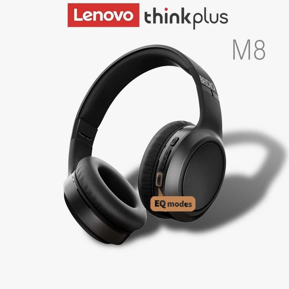 Jual Lenovo Bridio M8 Headphone Bluetooth 5.3 Dual HIFI Bass Wireless ...