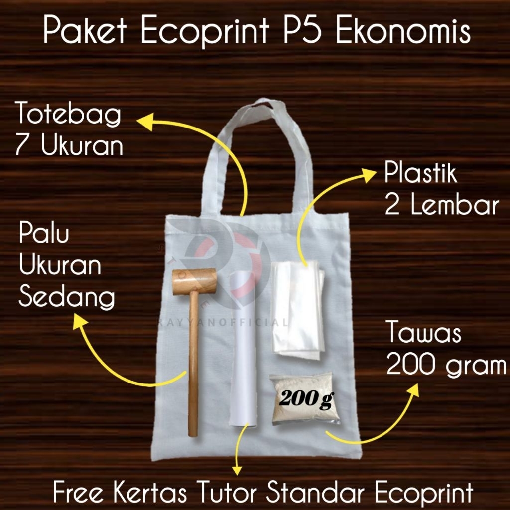 Jual ALAT ECOPRINT TOTEBAG PAKET PRAKARYA P5 LENGKAP TAS BLACU | Shopee ...