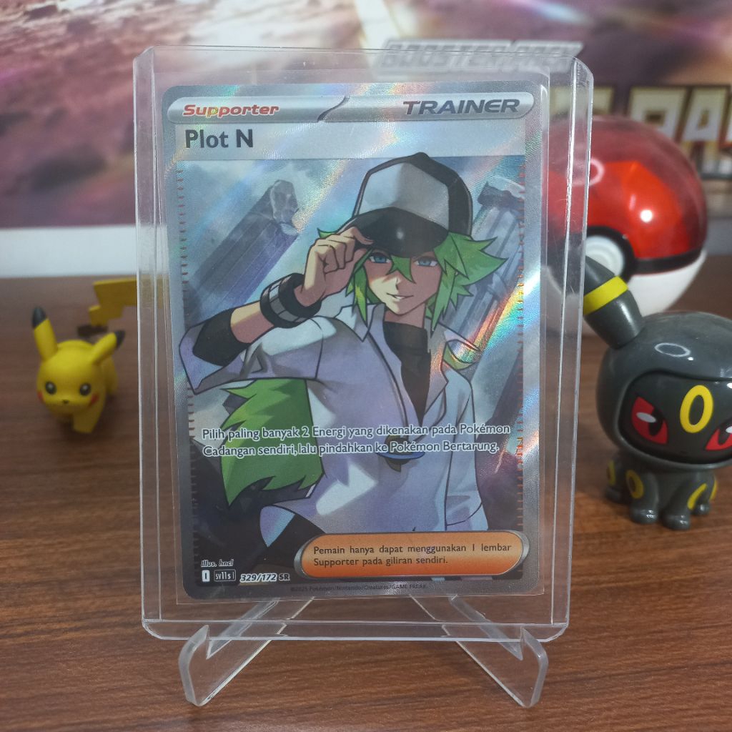 Jual Plot N SR Sv11s 329/172 - Kartu Pokemon TCG Indonesia Hitam Putih ...
