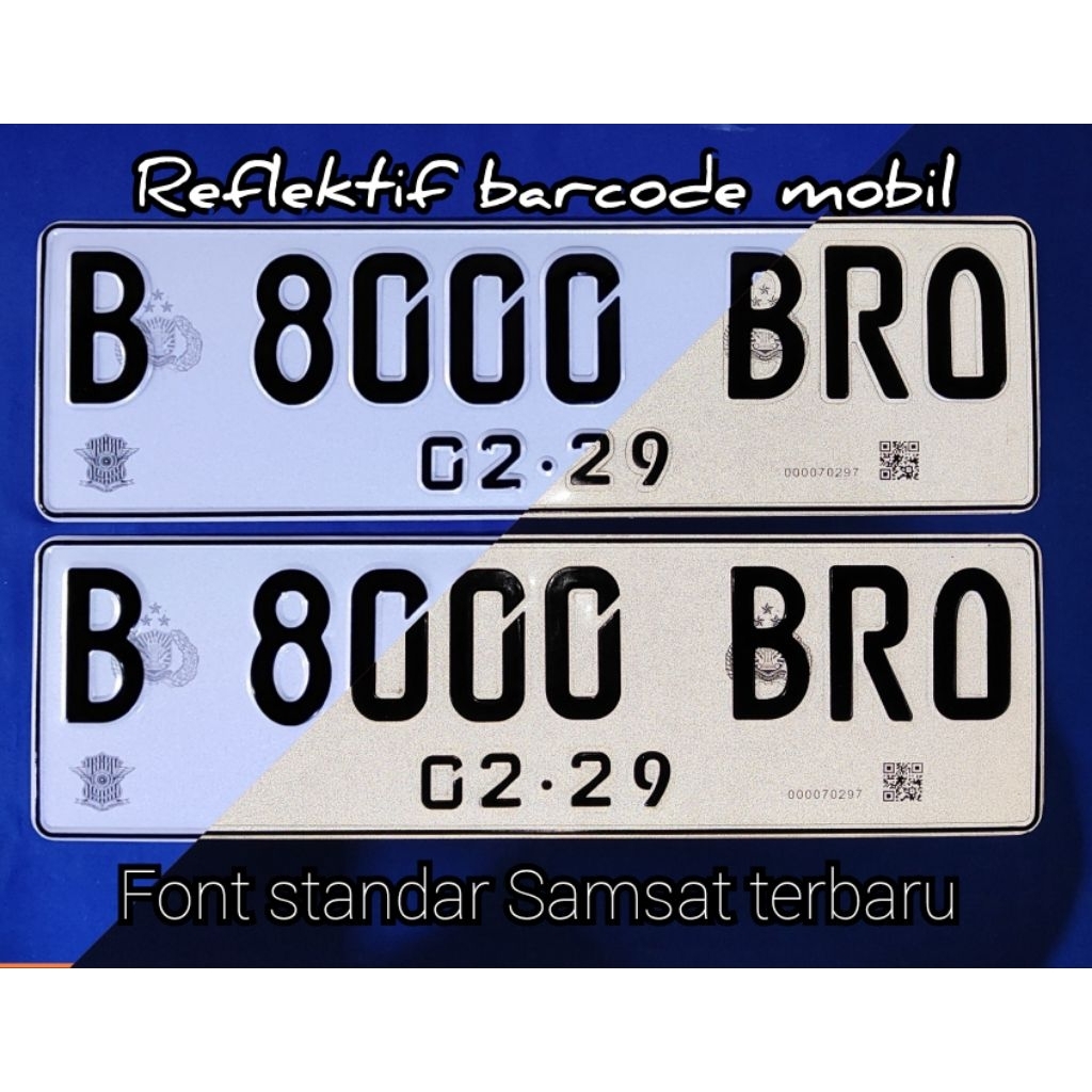 Jual barcode ref putih mobil | Shopee Indonesia
