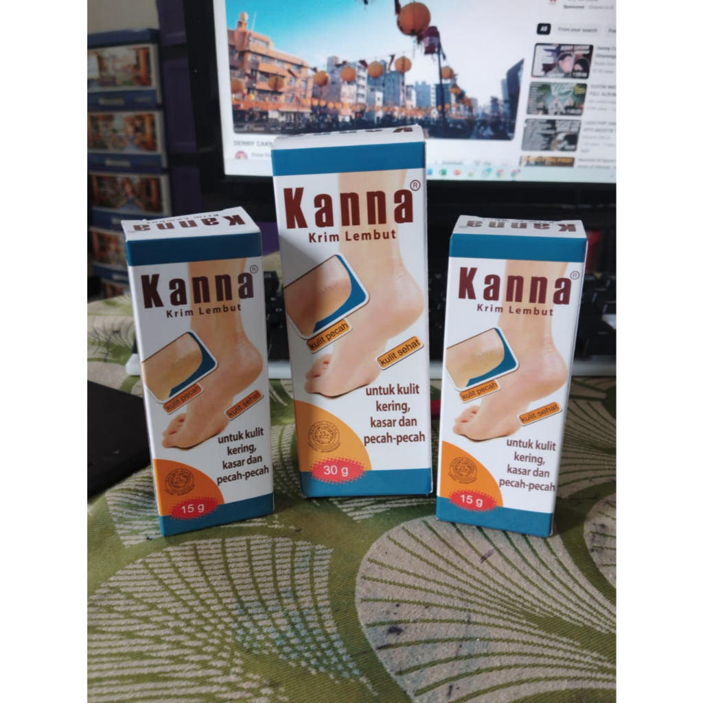 Jual KANNA Soft Cream untuk Kulit Kering / Krim Tumit Kaki Pecah dan ...