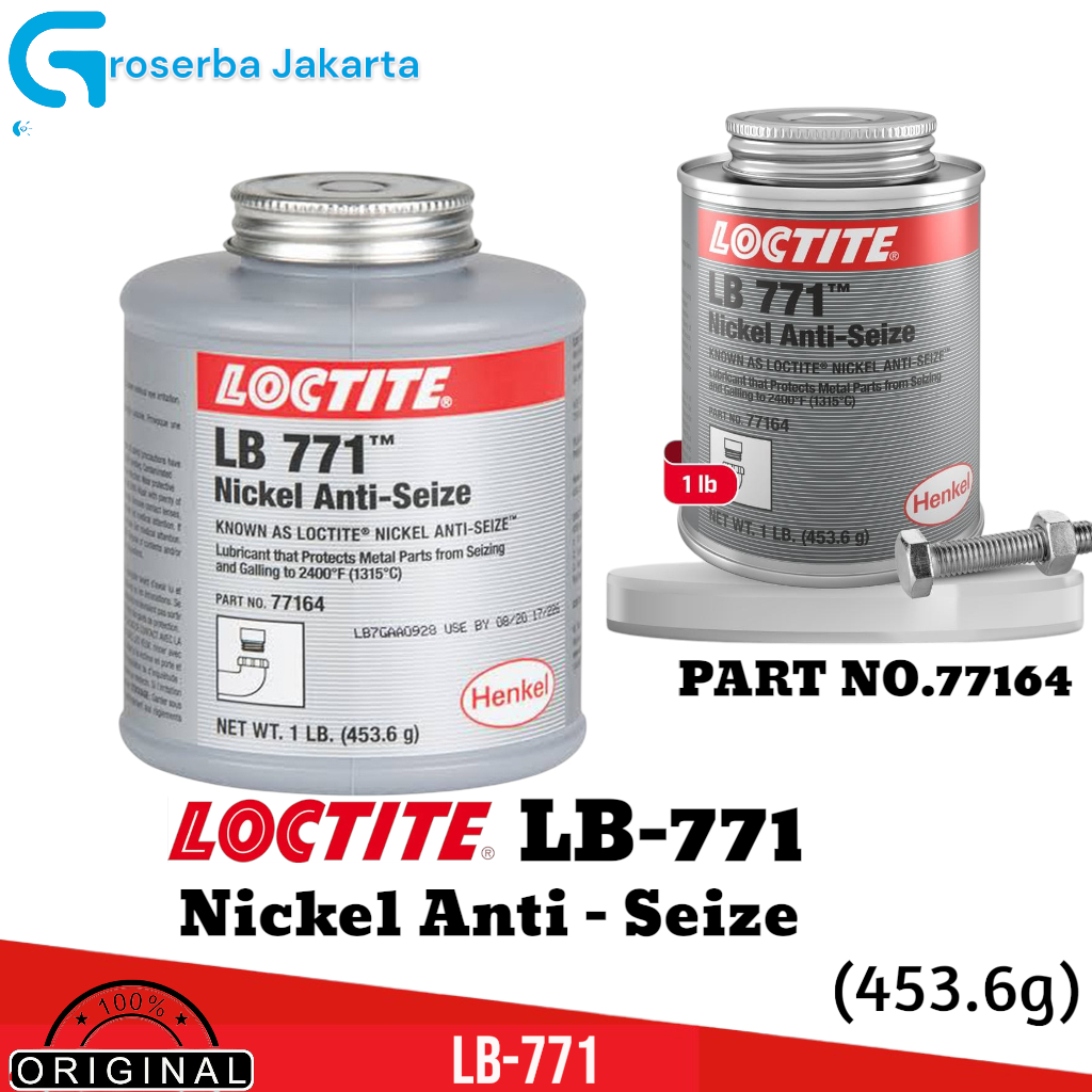 Jual LOCTITE LB 771 Nickel Anti Seize Loctite LB-771 453g PART NO ...