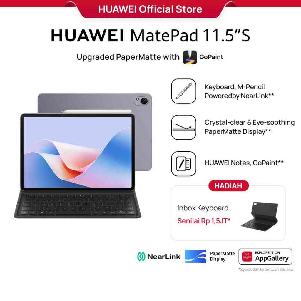 Jual HUAWEI MatePad 11.5"S PaperMatte Edition Tablet [8+256GB ...