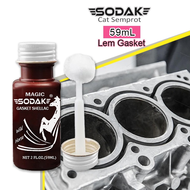 Jual 59mL Lem Gasket Shellac Compound / Lem Packing | Shopee Indonesia
