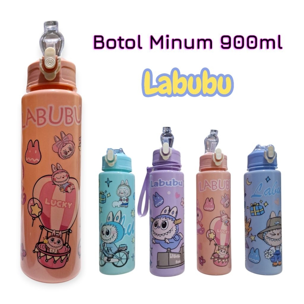 Jual Botol Minum LABUBU 900ml/Botol Viral/Tempat Minum/Bottle | Shopee ...
