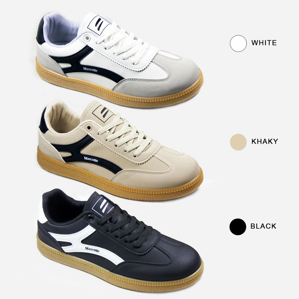 Jual Mascotte VINCOLIN | Sepatu Sneakers Pria 906.025 [ Putih, Khaky ...