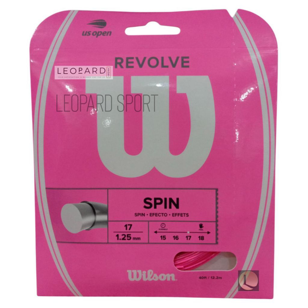 Jual Wilson Revolve Spin 17/1.25 Tennis String / Senar Raket Tenis ...