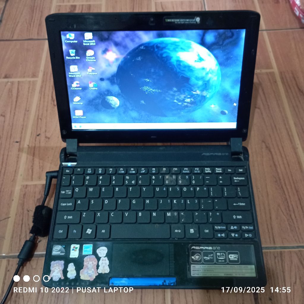 Jual Notebook Acer Aspire One series NAV50 Ram2gb DDR3 HDD250 mesin ...