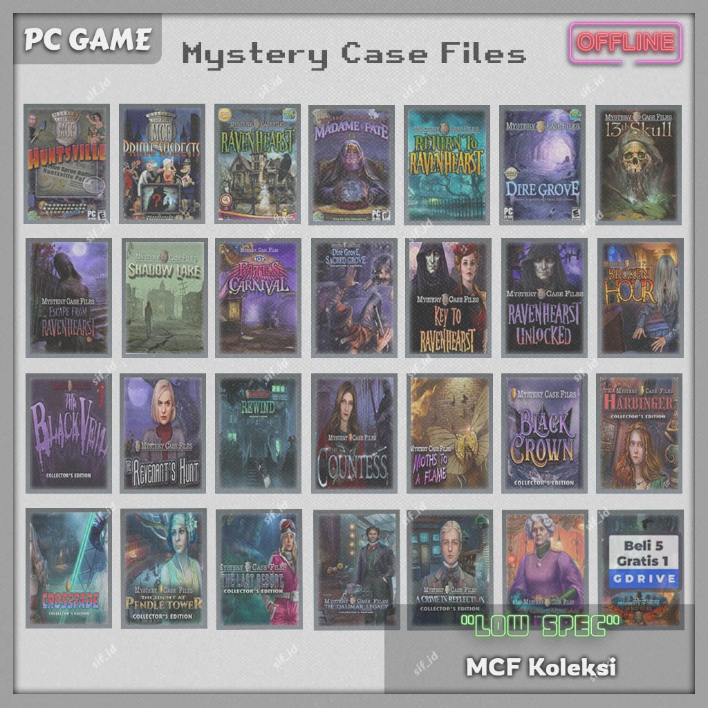 Jual Mystery Case Files 1 sampai 27 Koleksi Lengkap - PC Game Nostalgia ...