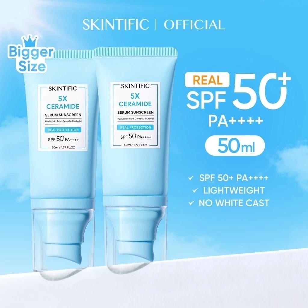 Jual SKINTIFIC UV Shield Sunscreen (Matte Fit) - SPF50+/SPF35 PA ...