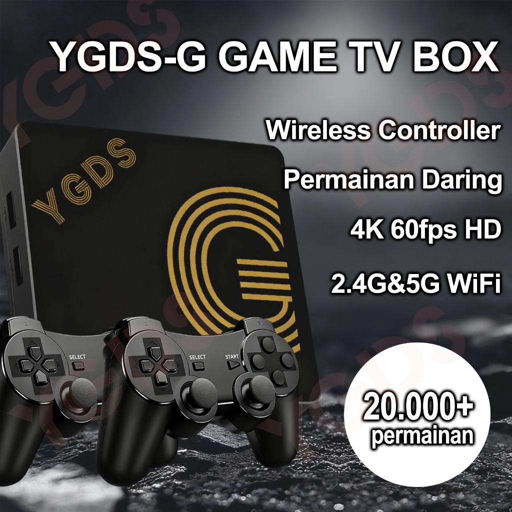 Jual YGDS-G GAME Tv Box Double Stick 20.000+ GAMES Android Tv Box 5G ...