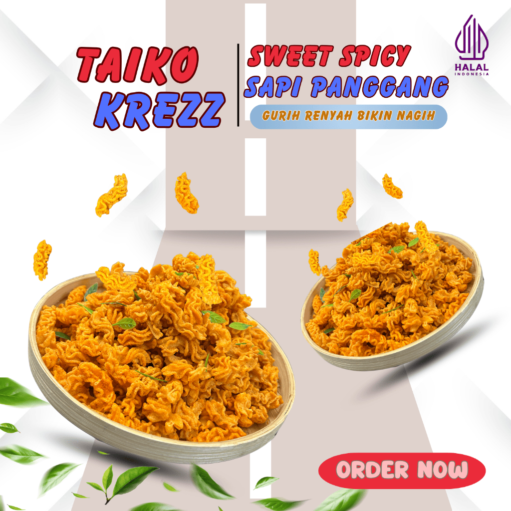 Jual COD Taiko Krezz 500g/1000g – Camilan Puffed Snack Kembung Renyah ...