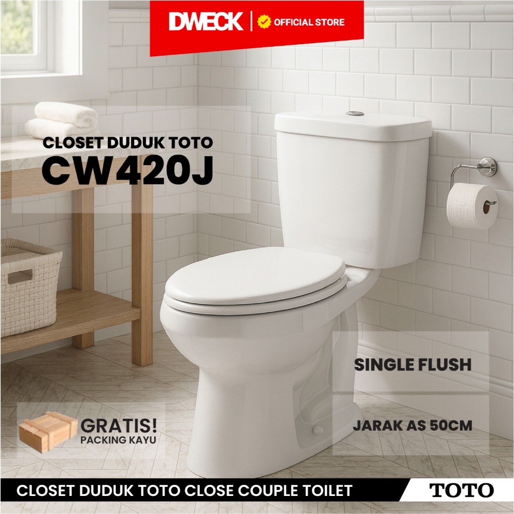 Jual Closet Duduk TOTO CW420J / Kloset Duduk TOTO Original | Shopee ...