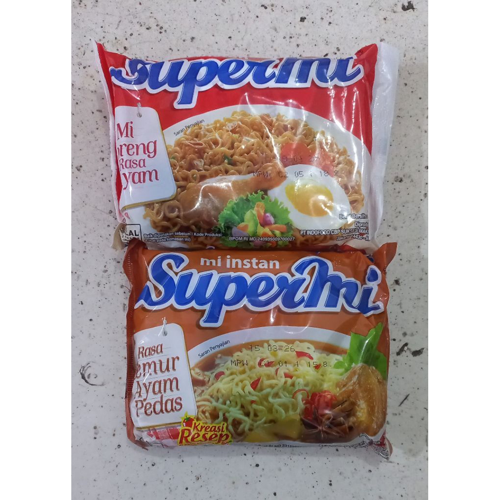 Jual Supermi goreng dan semur ayam pedas | Shopee Indonesia