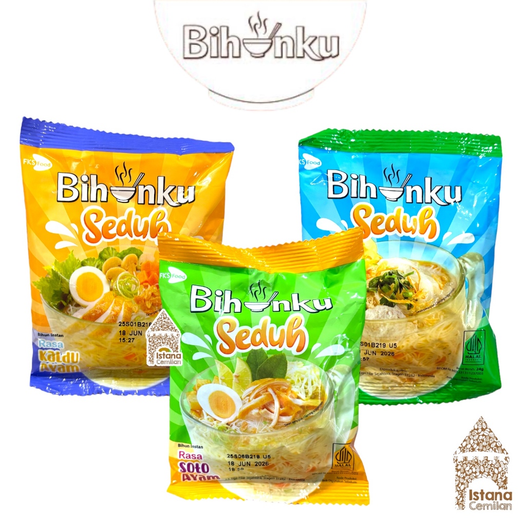 Jual Bihunku SEDUH Gelas Bihun Rasa Kaldu Ayam / Soto Ayam / Bakso 24 ...