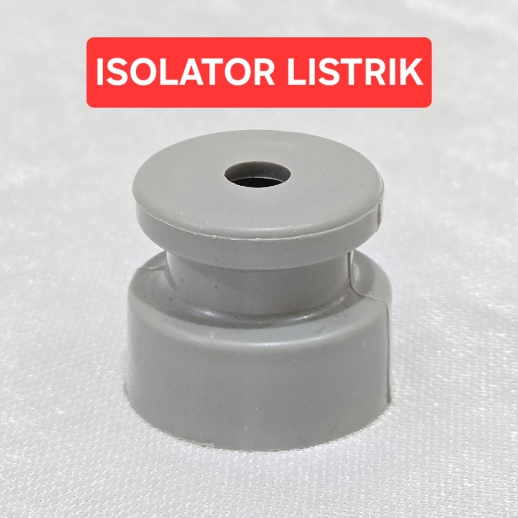 Jual Isolator Instalasi Listrik Abu-Abu Plastik / Isolator Kabel ...