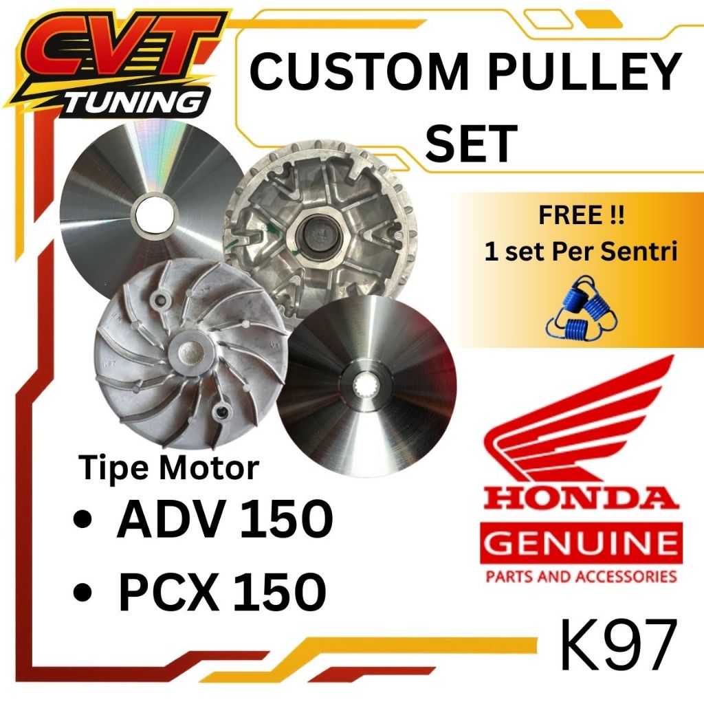 Jual Rumah Roller Custom Pulley K97 Bubut Kerok Jalur by CVT Tuning ADV ...