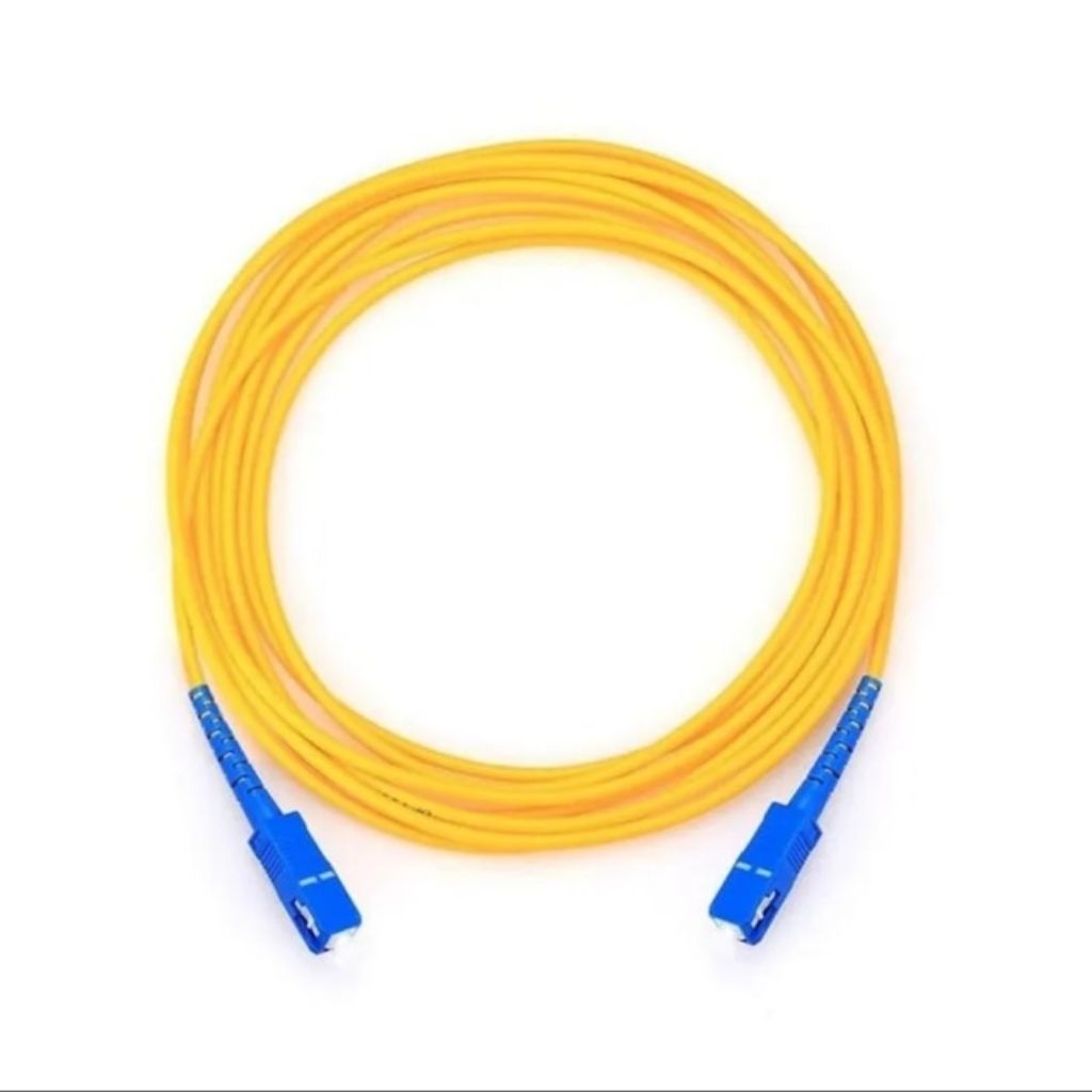 Jual Kabel Fiber Optic Connector Kuning Patch Cord 3M/5M/10M/15M/20M ...