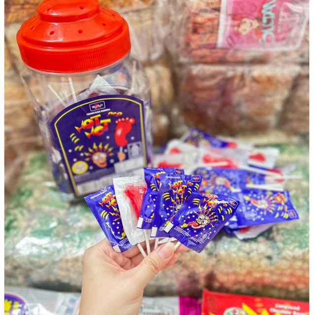 Jual Permen HOT HOT POP / Permen Kaki / Permen Jadul Isi 25 Pcs 5gr ...