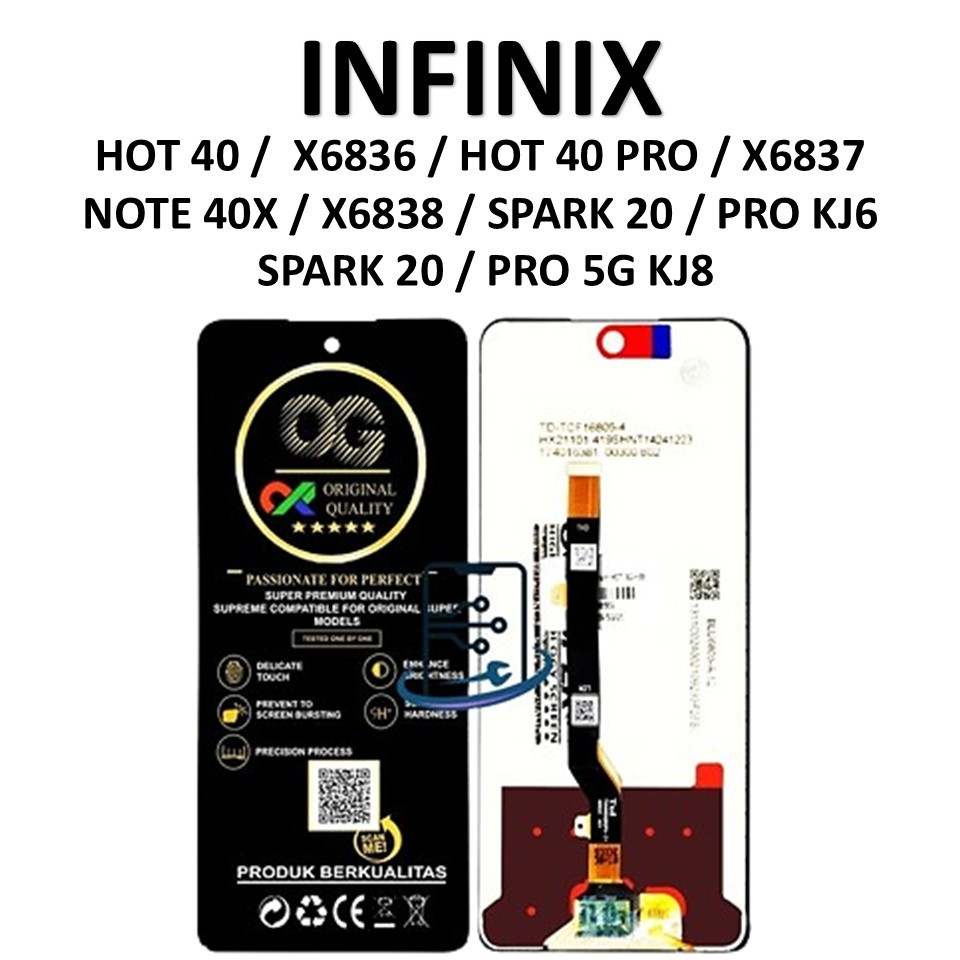 Jual LCD TOUCHSCREEN INFINIX HOT 40 / HOT 40 PRO / NOTE 40X / X6836 ...