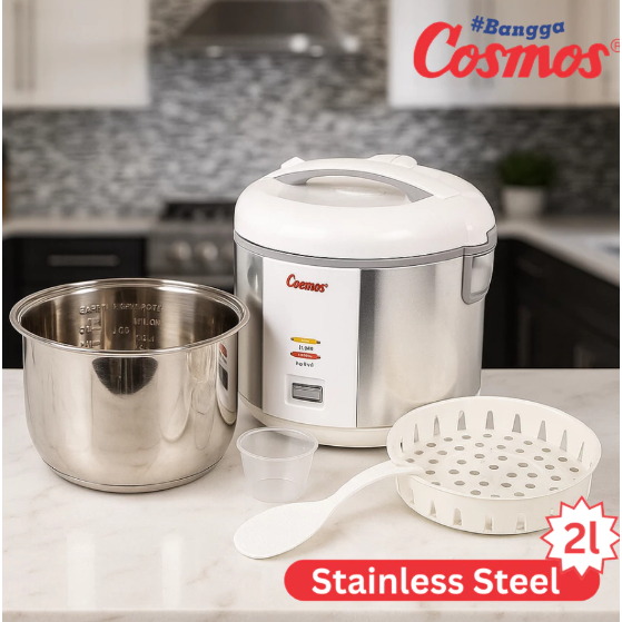 Jual Cosmos Rice Cooker Stainless Steel CRJ-9303 / CRJ-9308 / Crj-9368 ...