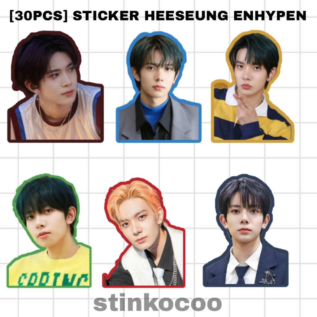 Jual [30PCS] STICKER HEESEUNG ENHYPEN ISI 30 STICKER | Shopee Indonesia