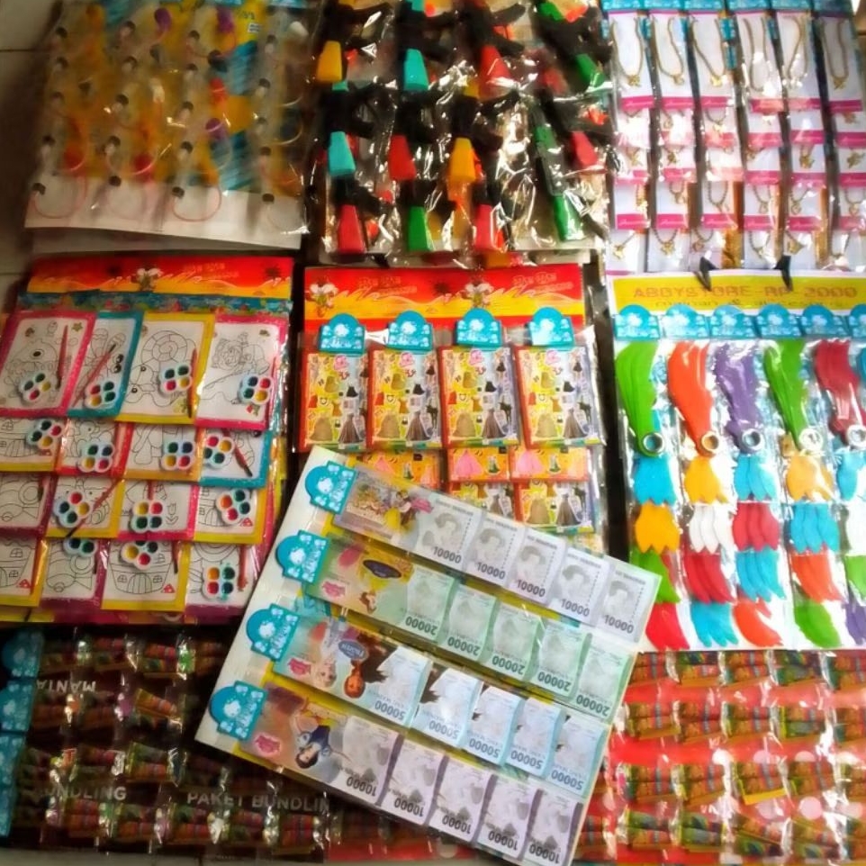 Jual GROSIR MAINAN RENCENGAN WARUNG BANYAK VARIANNYA | Shopee Indonesia