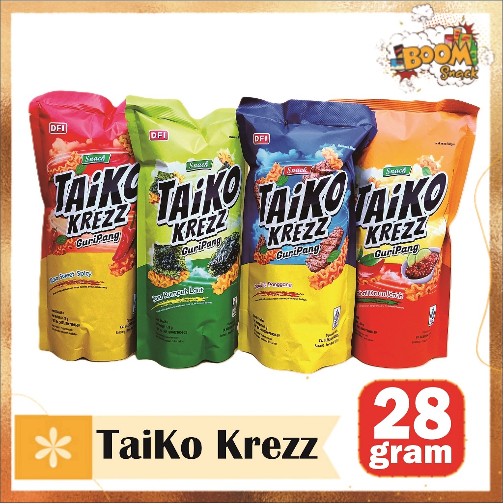 Jual Taiko Krezz Guri Pang Viral Kemasan 28 Gram | Shopee Indonesia